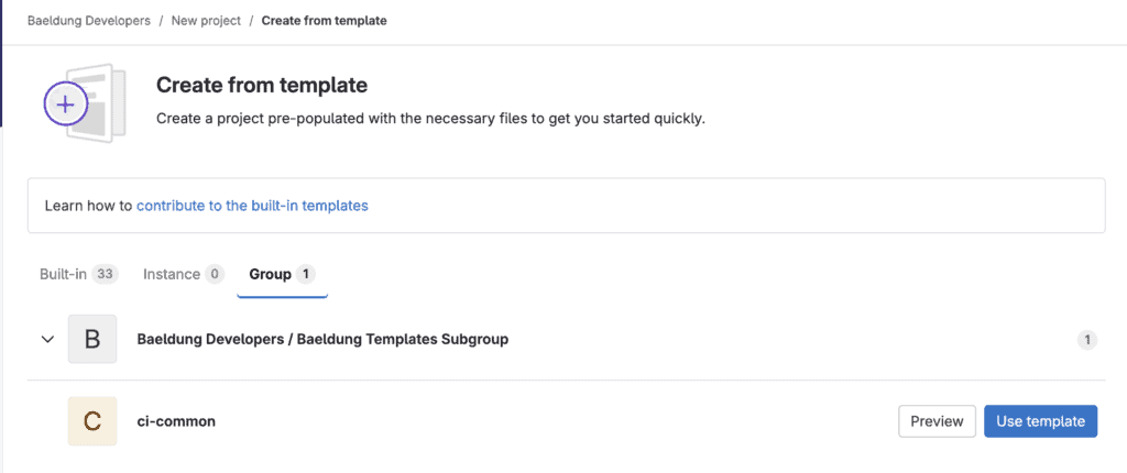Sharing GitLab CI/CD Configurations Across Multiple Projects | Baeldung ...