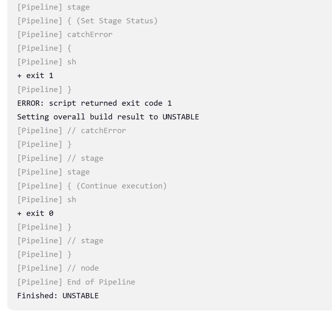 Set Stage Status in Jenkins Pipelines | Baeldung on Ops