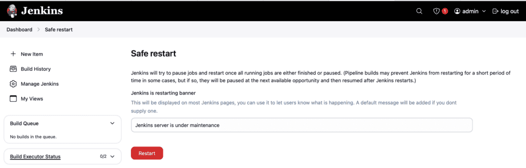 How to Restart Jenkins Safely | Baeldung on Ops